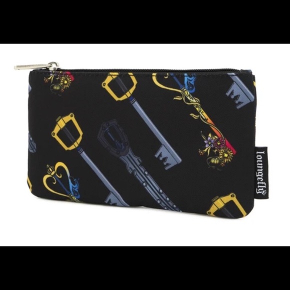 Loungefly | Bags | Disney Kingdom Hearts Aop Keys Nylon Pouch | Poshmark